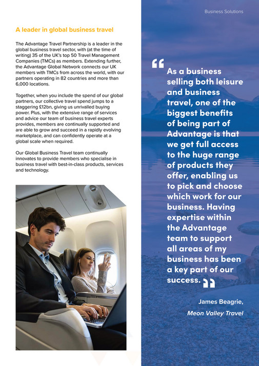 Advantage Travel Partnership - The Advantage Travel Partnership Prospectus 2023 - Page 6-7 ...