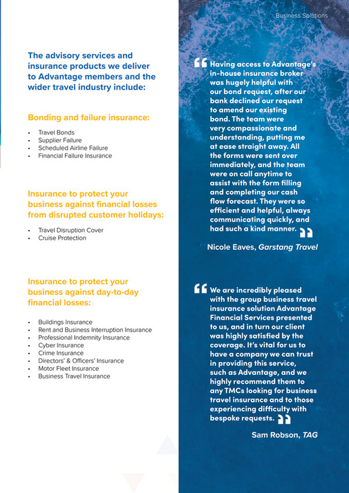 Advantage Travel Partnership - The Advantage Travel Partnership Prospectus 2023 - Page 26-27 ...