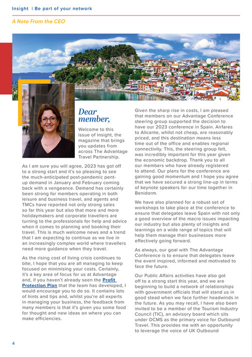 Advantage Travel Partnership - Insight Spring 2023 - Page 1 - Created ...