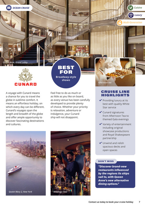 Advantage Travel Partnership - CruiseCollection2024-25 - Page 6-7 - Created with Publitas.com