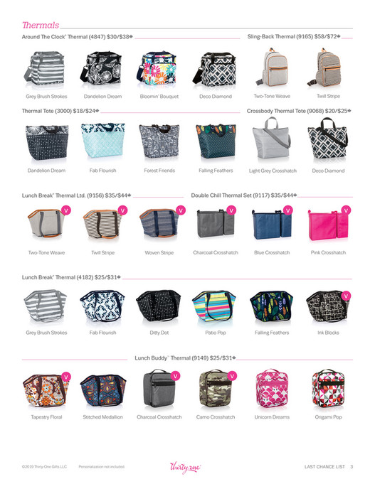 Thirty-One Gifts - RETIREMENT LIST - Page 2-3 - Created with Publitas.com