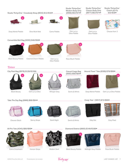Thirty-One Gifts - RETIREMENT LIST - Page 6-7 - Created with Publitas.com