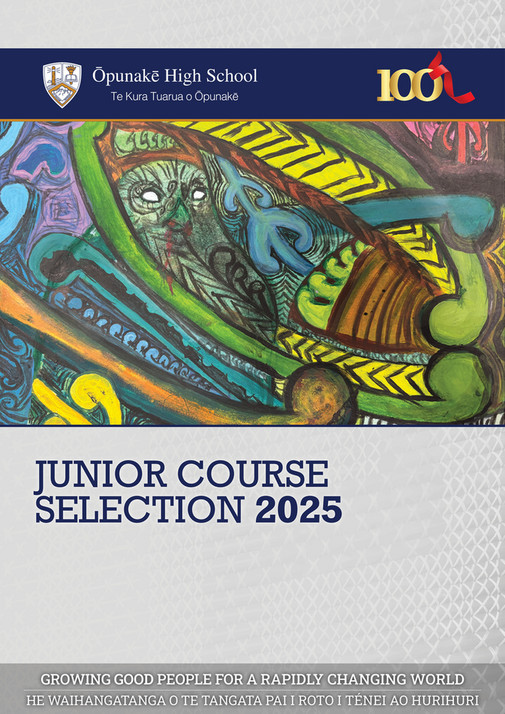 Opunake High School - Ōpunakē High School | Junior Course Booklet 2025 - Page 1 - Created with ...