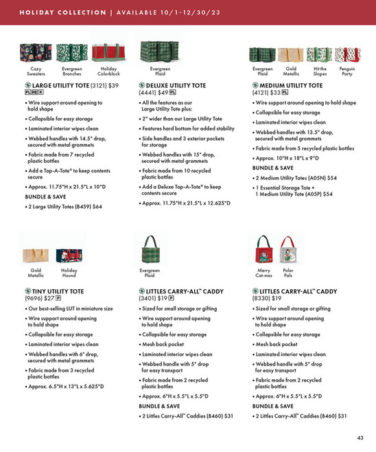 Thirty-One Gifts - Fall 2023 Thirty-One Catalog - Page 42-43 - Created with Publitas.com