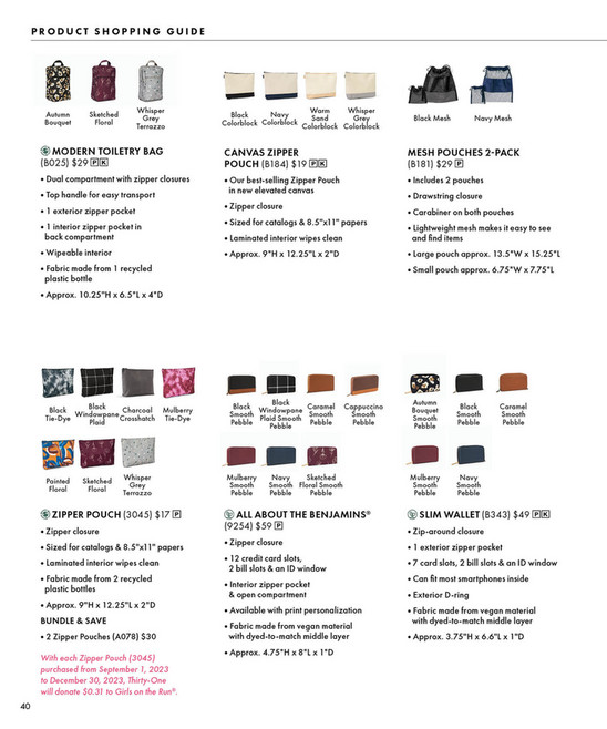 Thirty-One Gifts - Fall 2023 Thirty-One Catalog - Page 40-41 - Created with Publitas.com