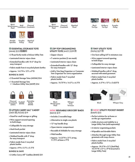Thirty-One Gifts - Fall 2023 Thirty-One Catalog - Page 30-31 - Created with Publitas.com