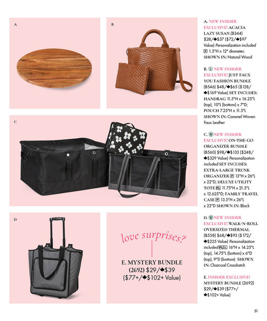 Thirty-One Gifts - Thirty-One Catalog - Winter 2024 - Page 50-51 - Created with Publitas.com