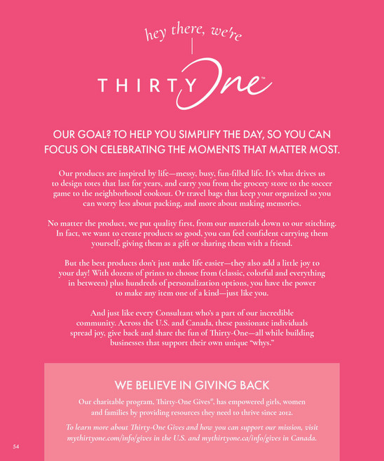 Thirty-One Gifts - Thirty-One Catalog - Winter 2024 - Page 54-55 - Created with Publitas.com