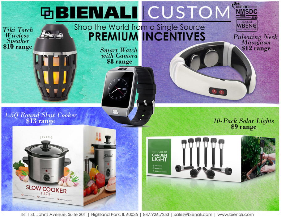 Bienali Promotions, LLC - Bienali_Premiums_ATS_Inventory 2022 - Page 1 - Created with Publitas.com
