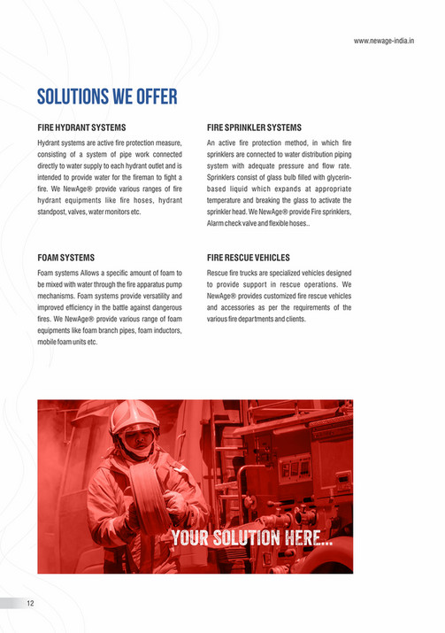 NewAge Fire Fighting Co Ltd - NewAge Product Brochure Edition 2.2 - Page 12-13 - Created with ...