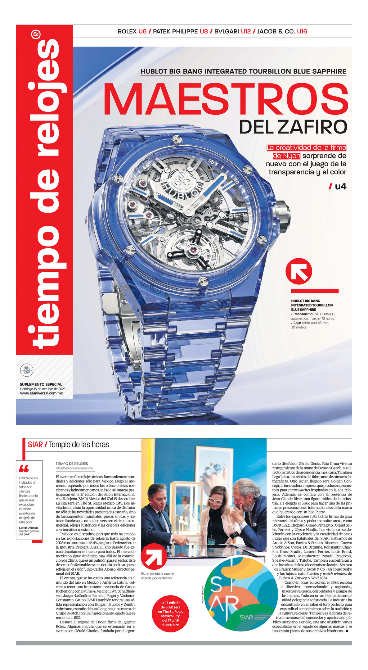 Ediciones Tourbillon - Suplemento Octubre 2023 - Página 1 - Created ...