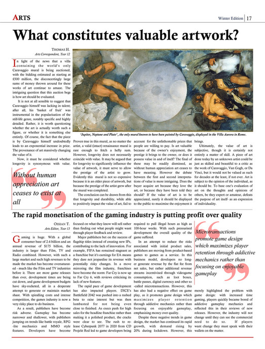 Ermysteds Grammar School The Reason Issue 9 Page 17 Created With 