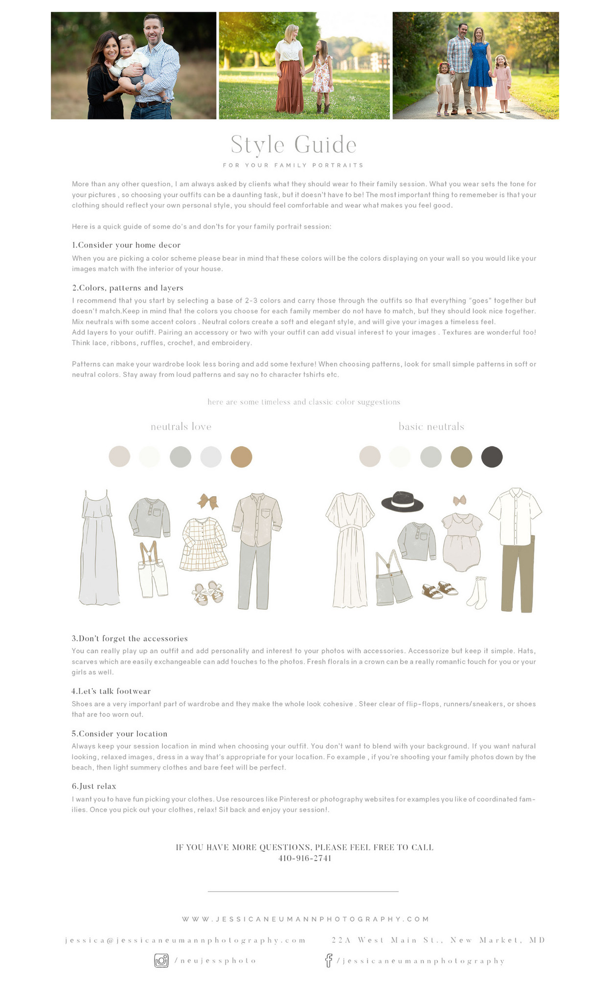 Jessica Neumann Photography - 2022 JNP What to Wear - Page 1 - Created ... Jessica Neumann Photography - 2022 JNP What to Wear - Page 1 - Created ...