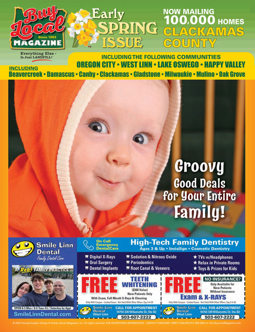 Buy Local Only Magazine Clackamas County Early Spring Issue - Page 1