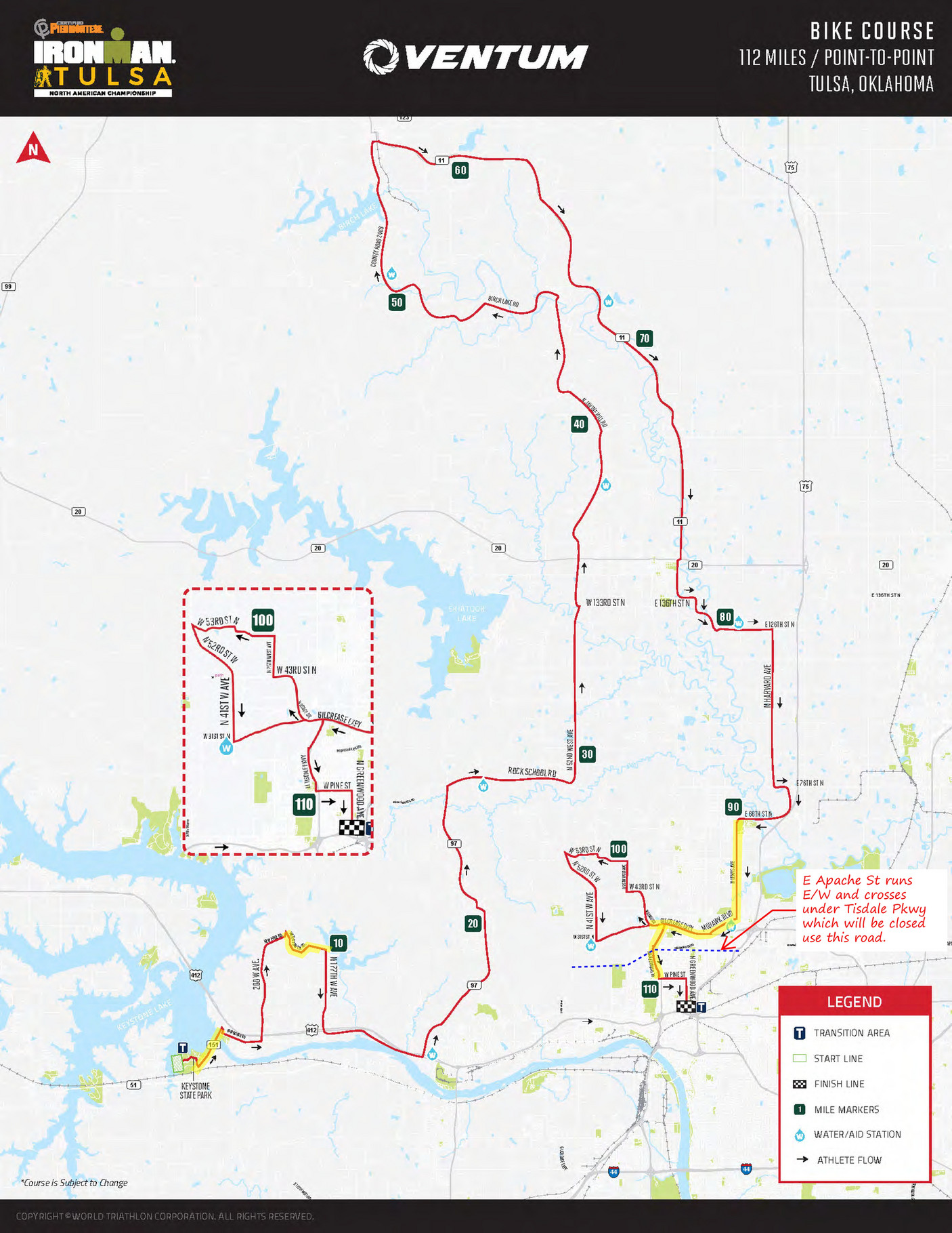 Tulsa Convention & Visitors Bureau - Ironman Course Closures - Page 1 ...