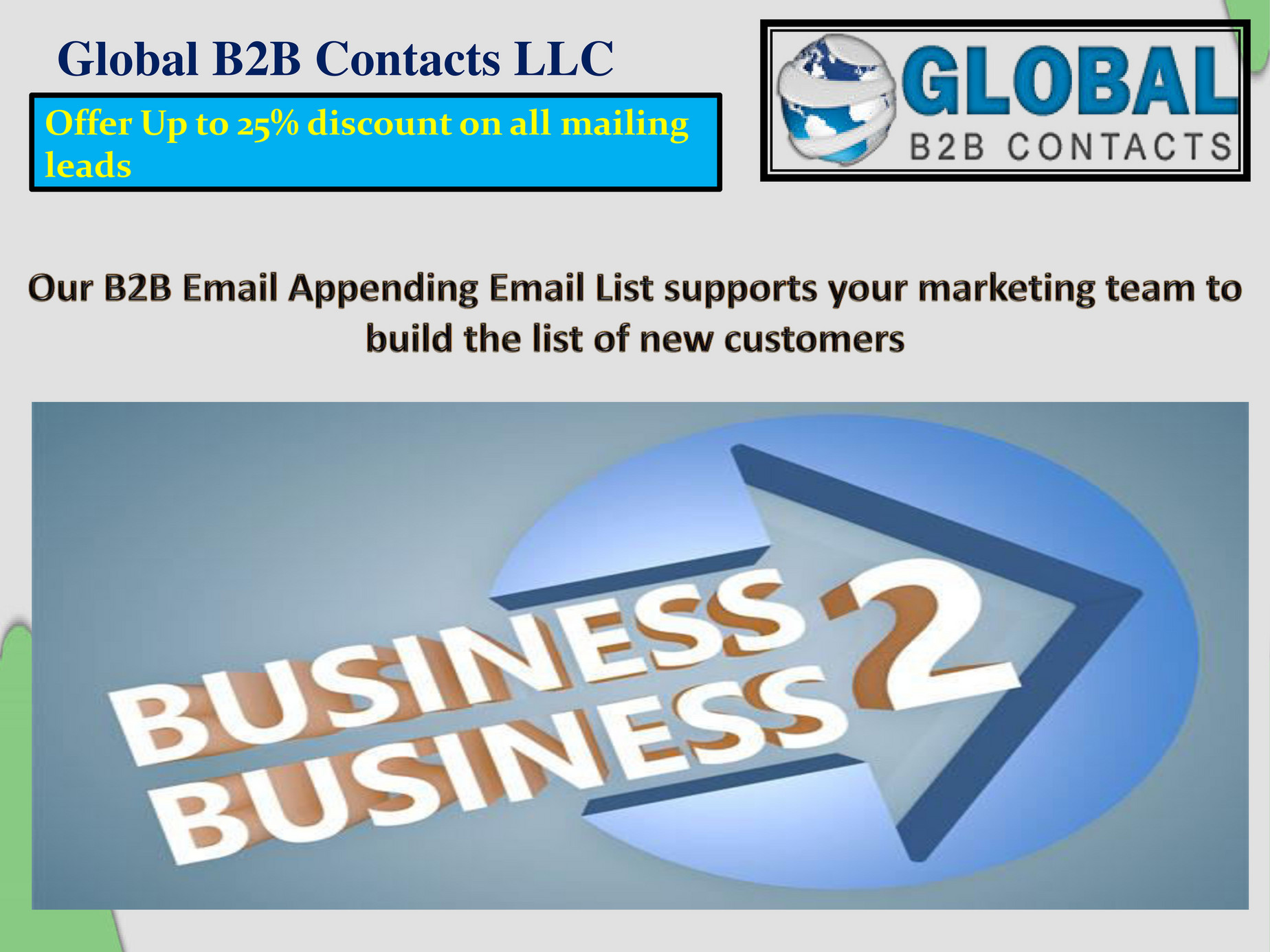 globalb2bcontacts.com - Our B2B Email Appending Email List supports ...