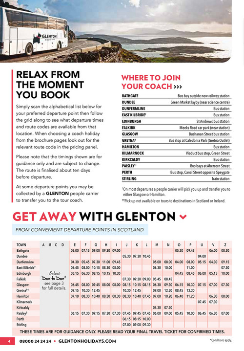 Glenton Holidays - Autumn & Festive 2023 Brochure GL668S - Page 4-5 ...