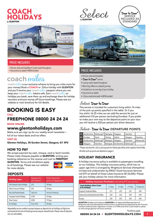 Glenton Holidays - Autumn & Festive 2023 Brochure GL668S - Page 2-3 ...