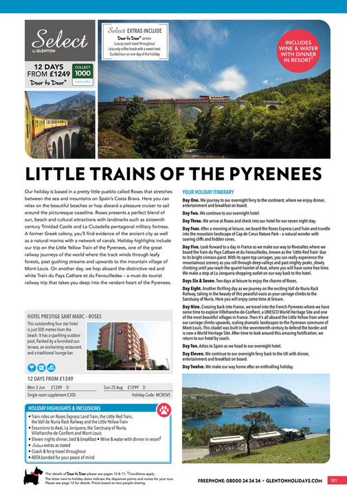 Glenton Holidays - GL688S Glenton Summer Brochure 2024 - Page 100-101 ...