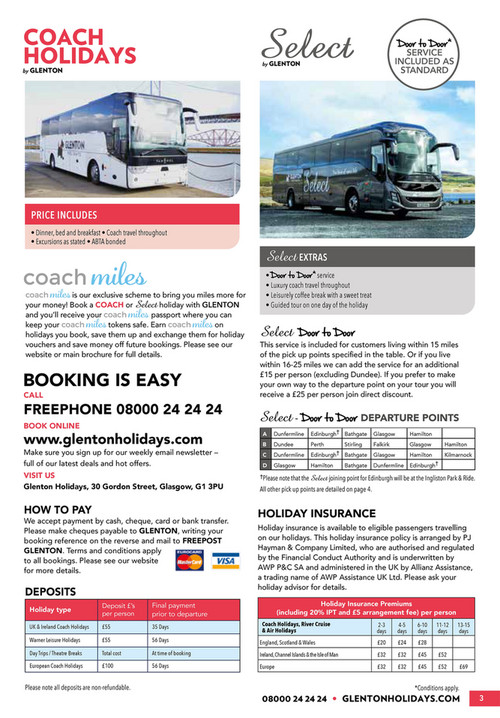 Glenton Holidays - GL707S Autumn & Festive 24 Brochure 230 x 160_final_lowres - Page 2-3 ...