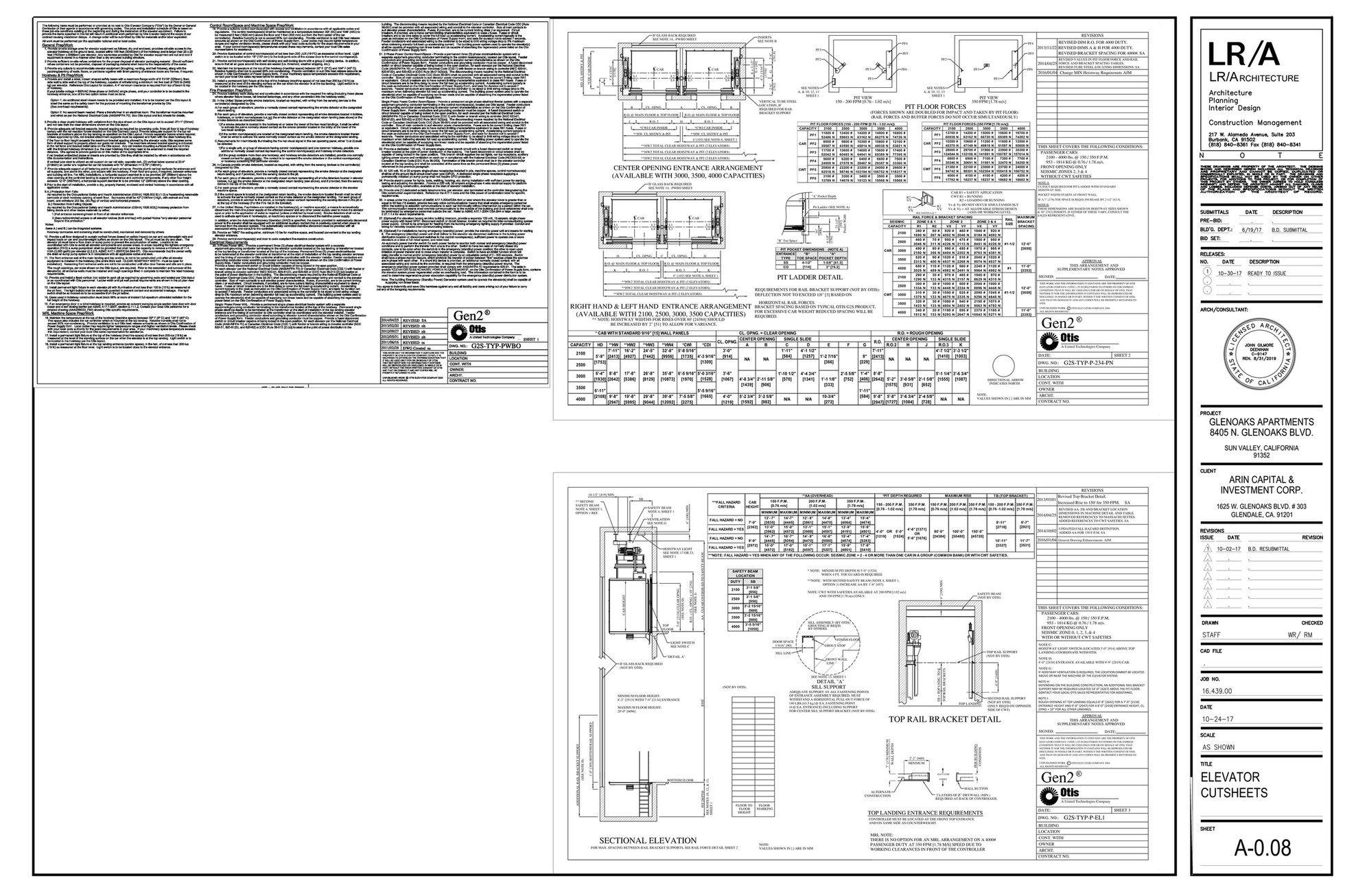 Arin Capital - 16439 A-0.08 ELEVATOR CUT SHEETS - Page 1 - Created with ...