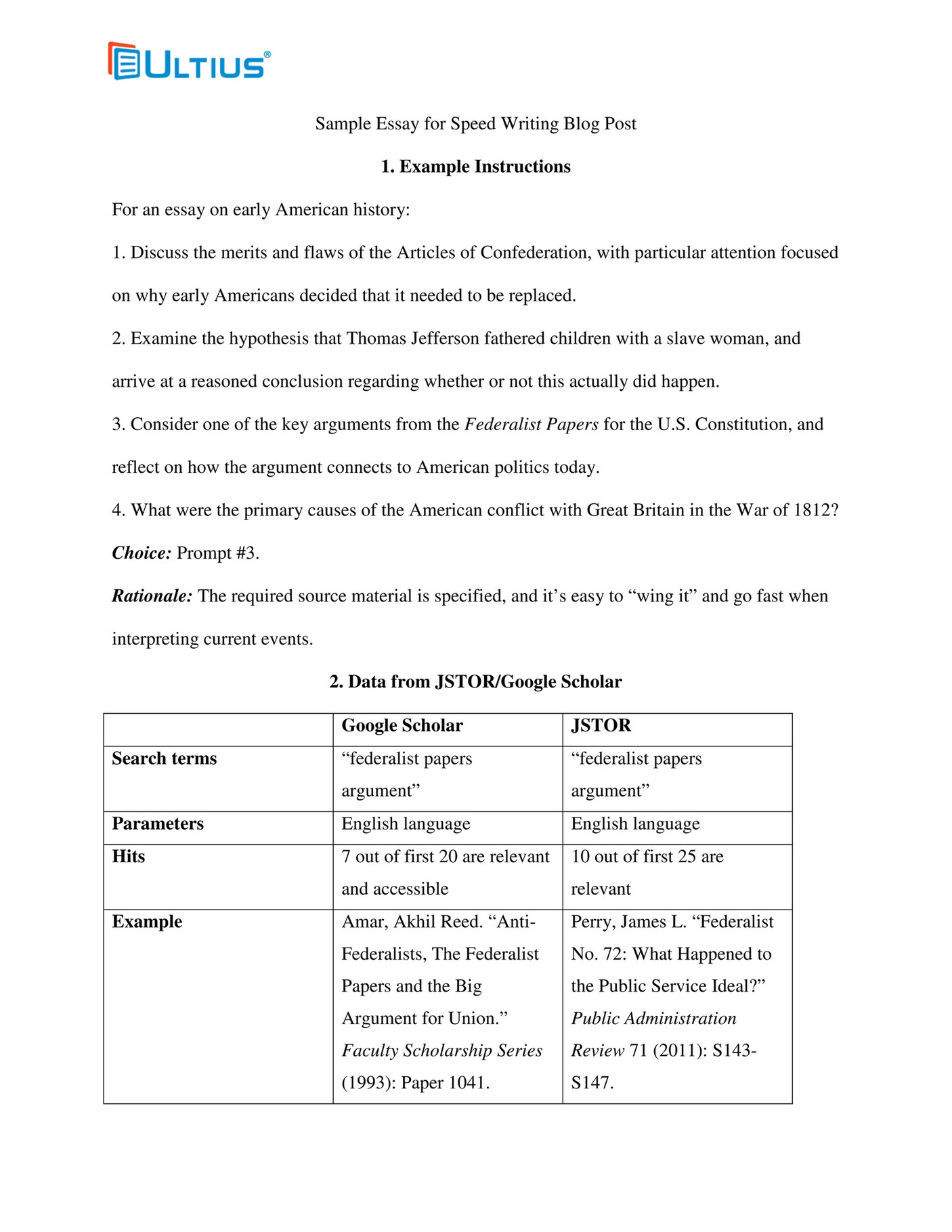 Example of Speedwriting (By Ultius) - Page 1 - Created with Publitas.com