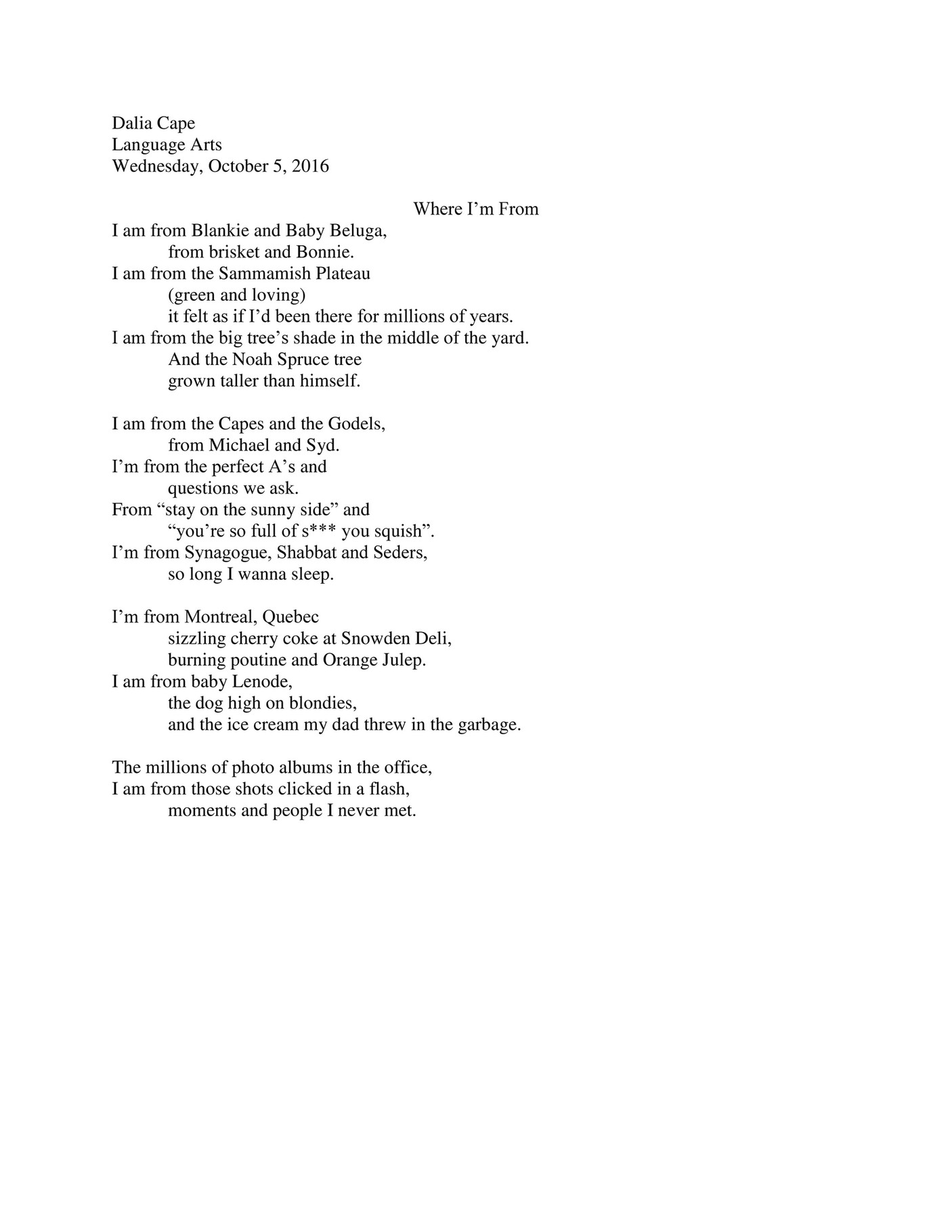 My publications - Cape_Where I'm From Poem - Page 1 - Created with ...