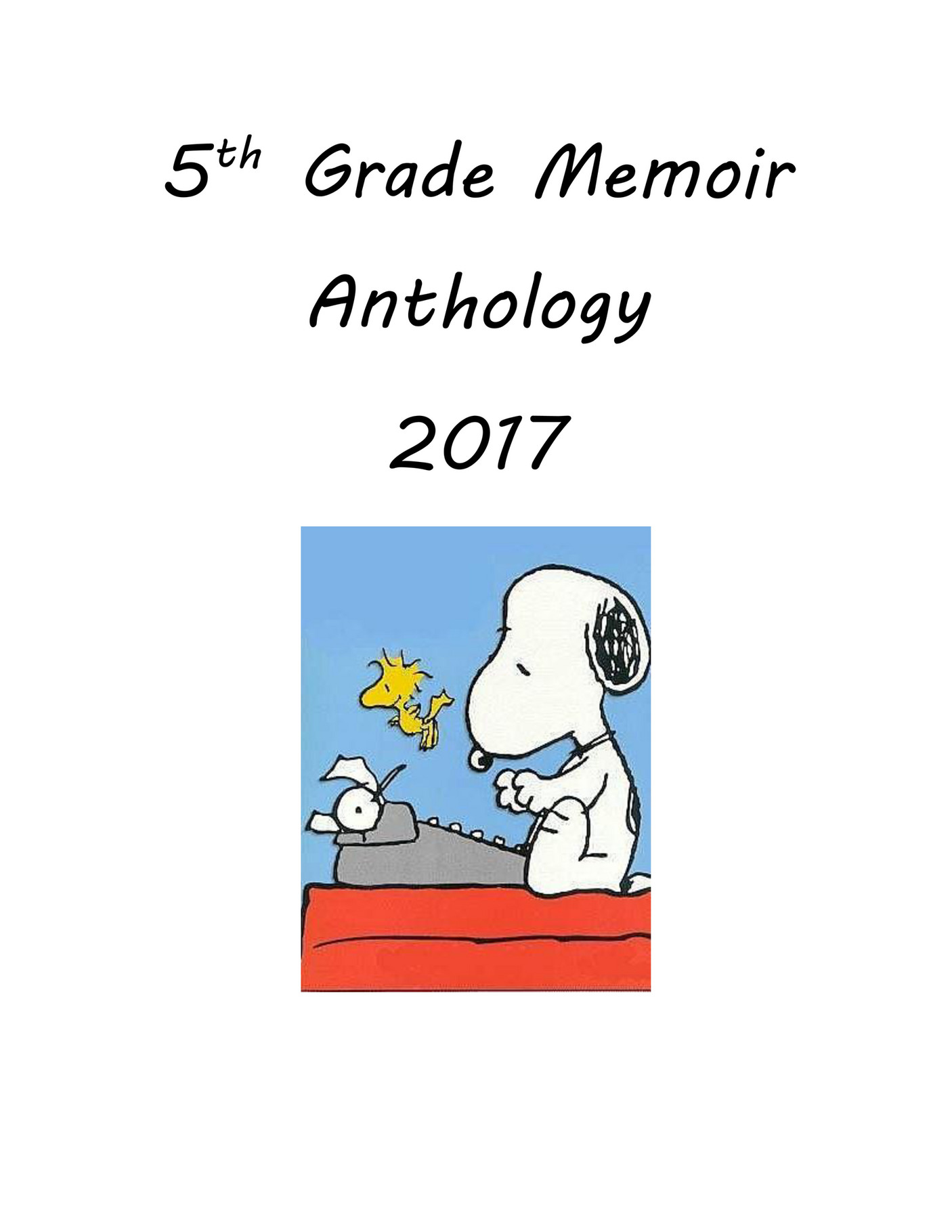 My publications - Updated 5th Grade 2017 Memoir Anthology - Page 24-25 ...