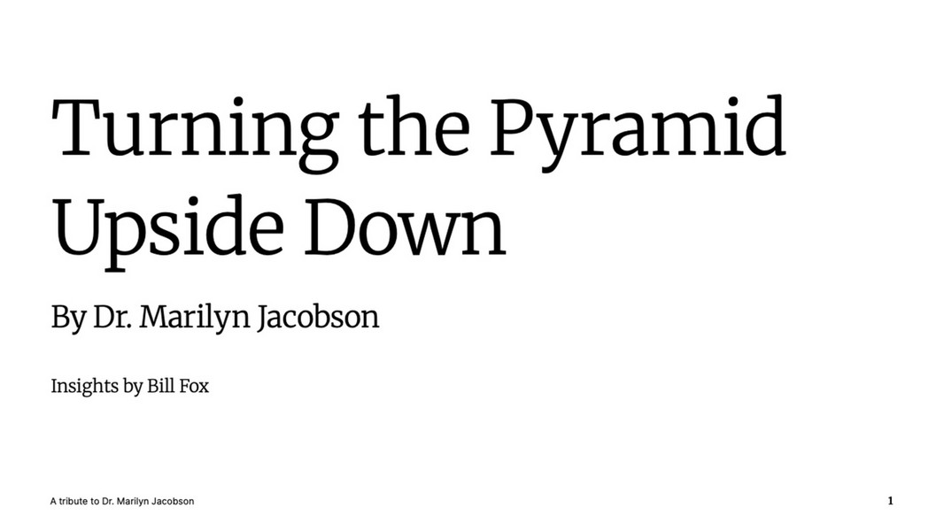 CONTAINER13 - Turning the Pyramid Upside Down - Page 1 - Created with ...