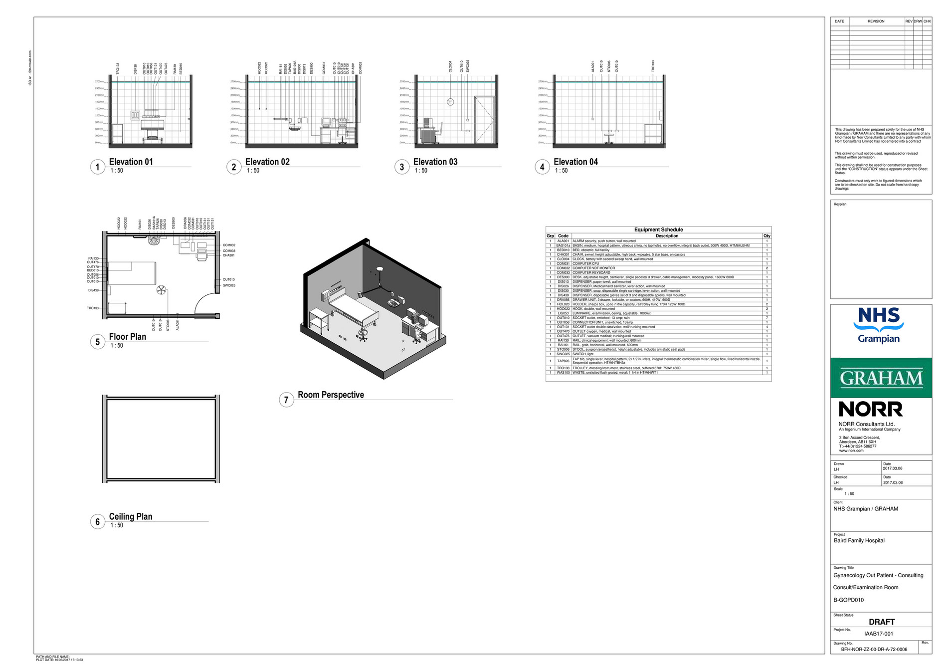 norr consultants - R80-B-GOPD010 - Consult-Examination Room - Page 1 ...