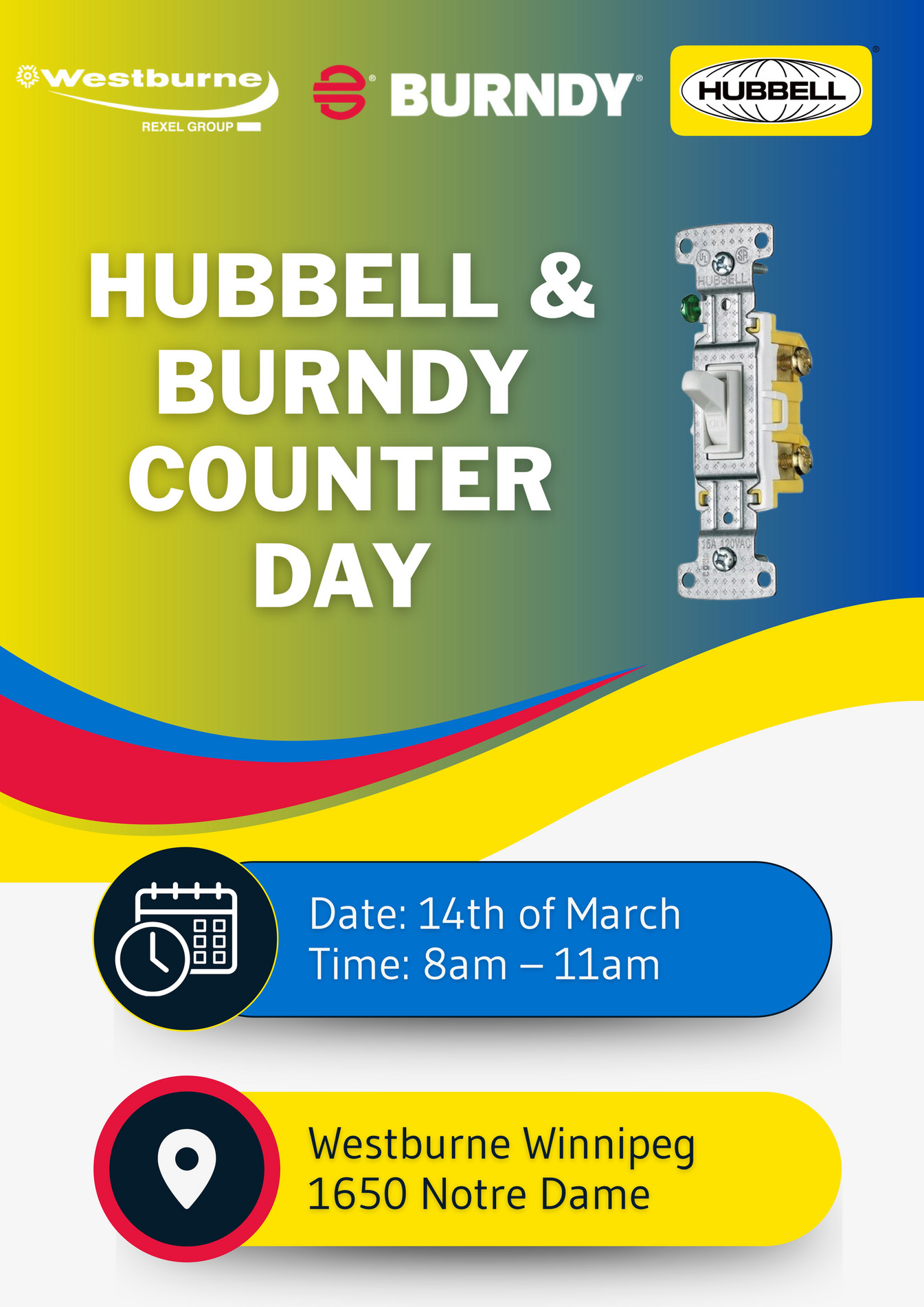 Westburne - Hubbel Counter Day Flyer - Page 1