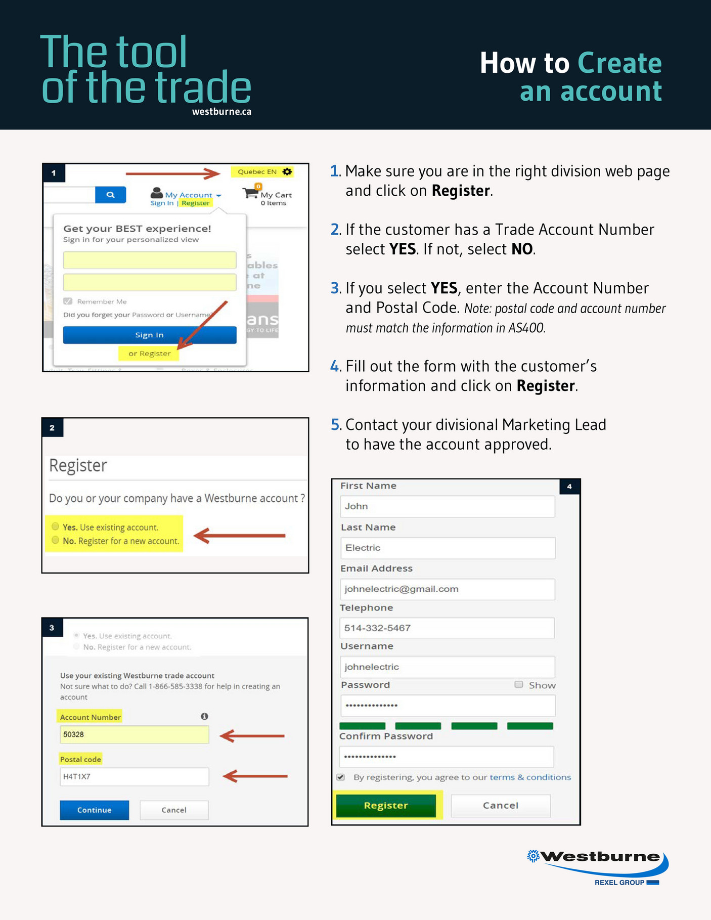 Westburne - The tool of the trade Westburne.ca Counter Leaflet 1 EN ...