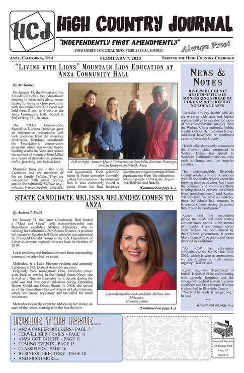 High Country Journal - HCJ-February-7-2020 - Page 1 - Created with ...