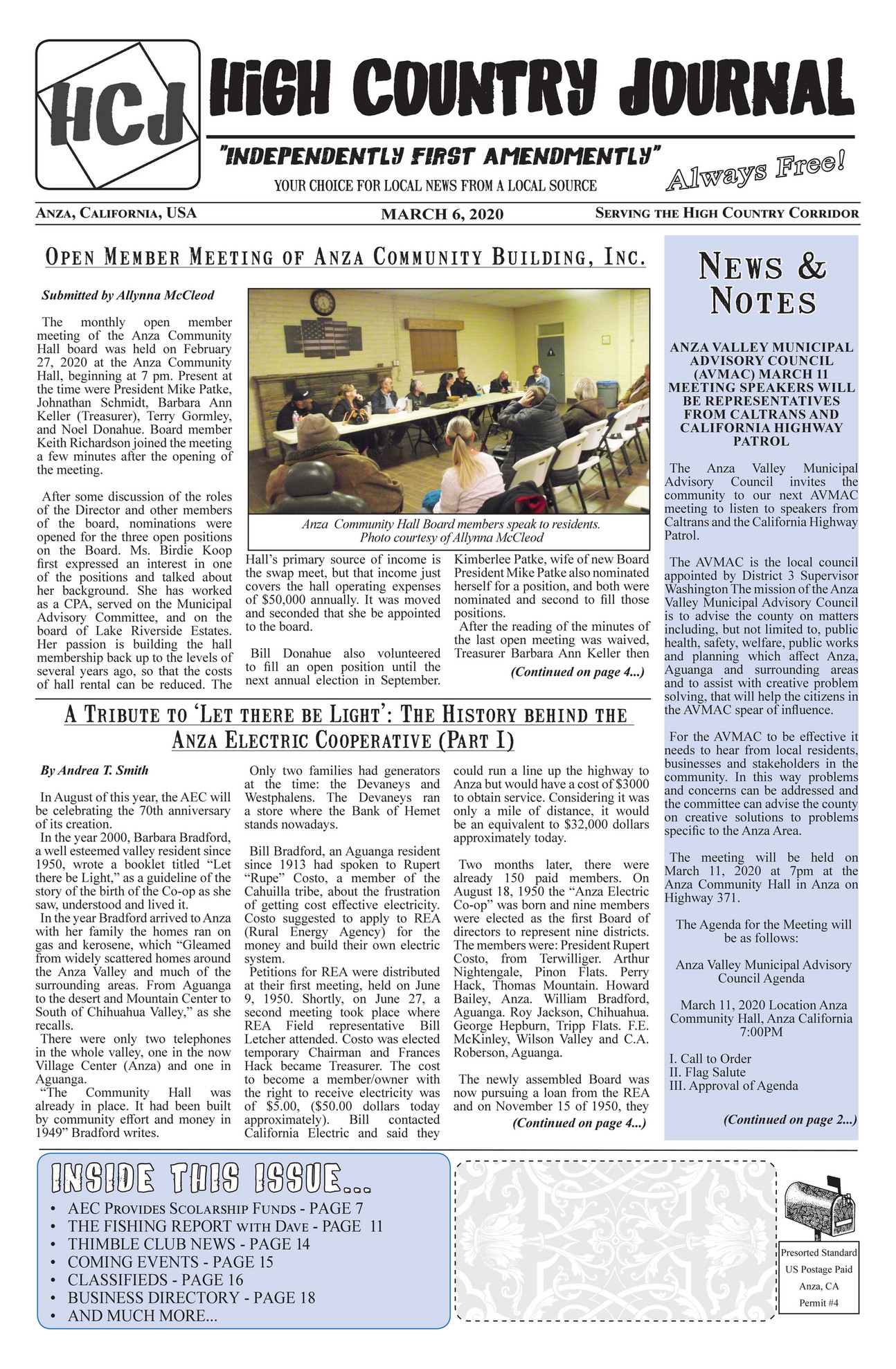 High Country Journal - HCJ-March-6-2020 - Page 1 - Created with ...