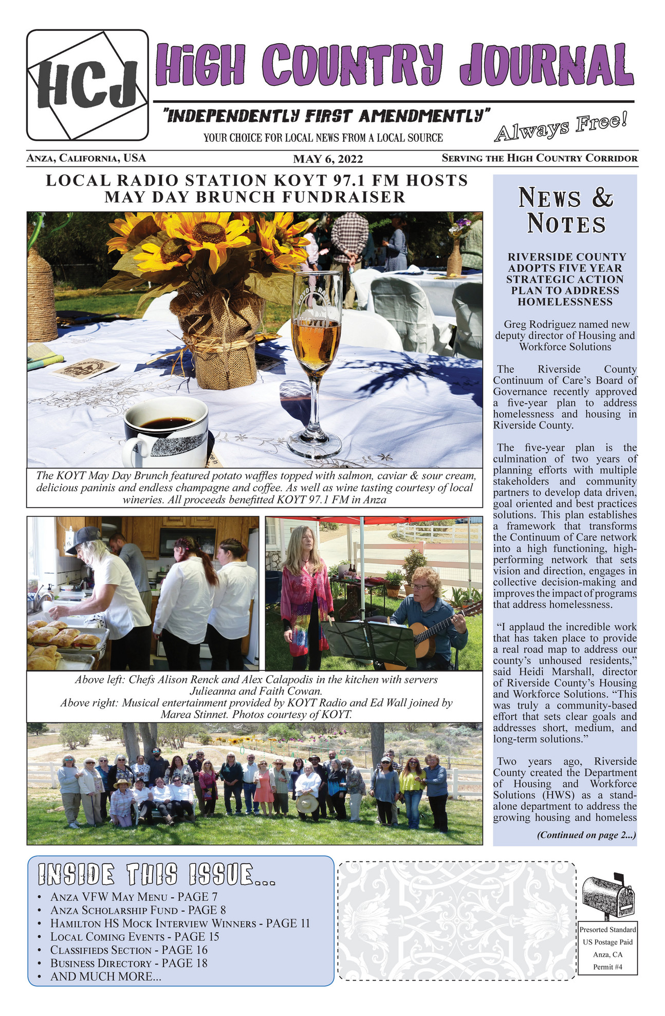 High Country Journal - HCJ-May-6-2022 - Page 1 - Created with Publitas.com