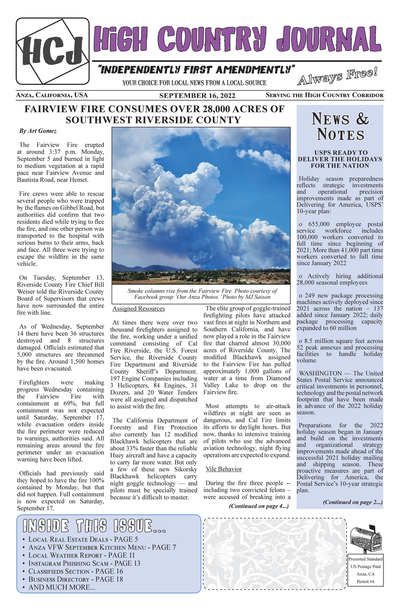 High Country Journal - HCJ-September-16-2022 - Page 1 - Created with ...
