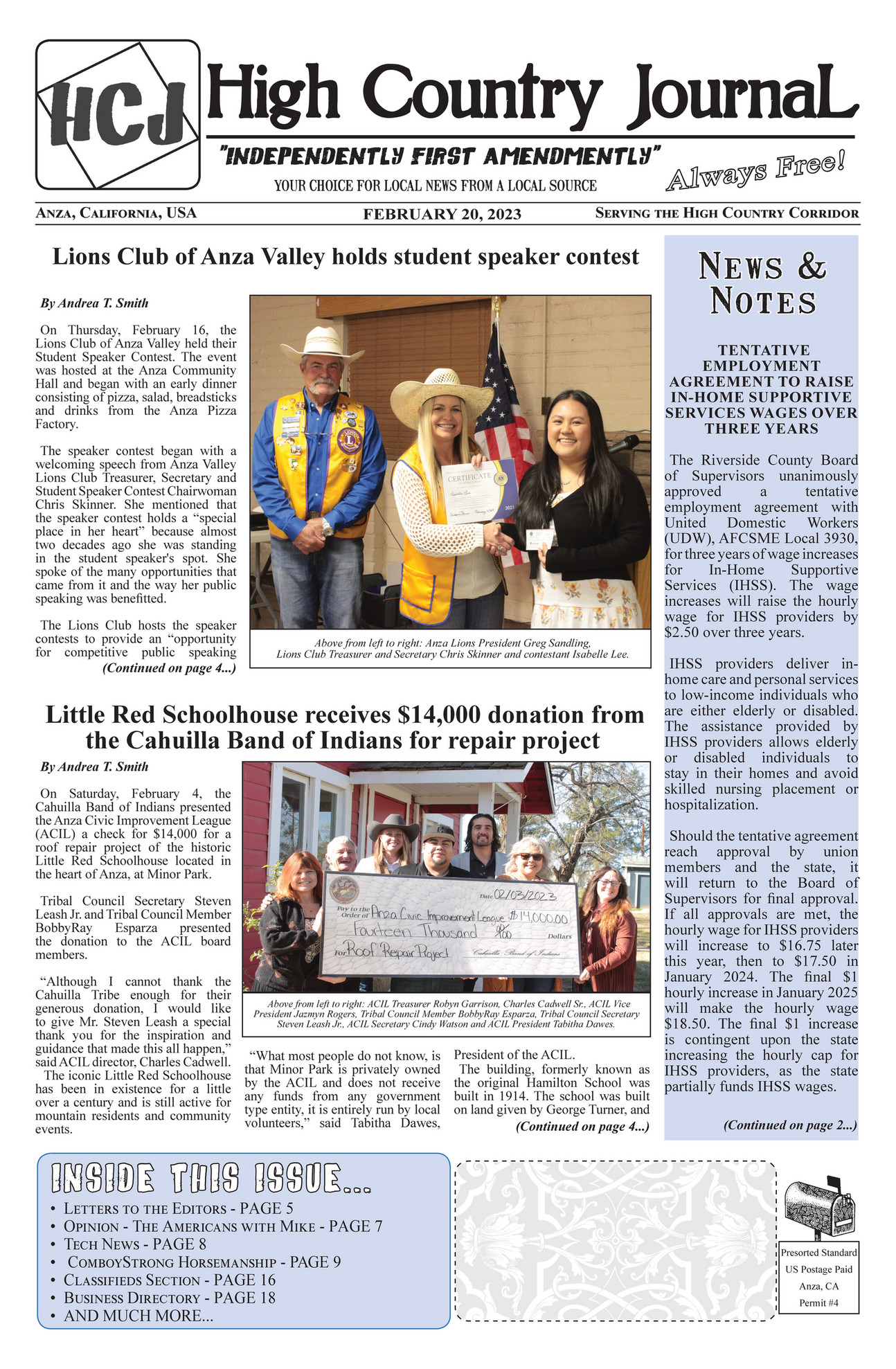 High Country Journal - HCJ-February-20-2023 - Page 1 - Created with ...