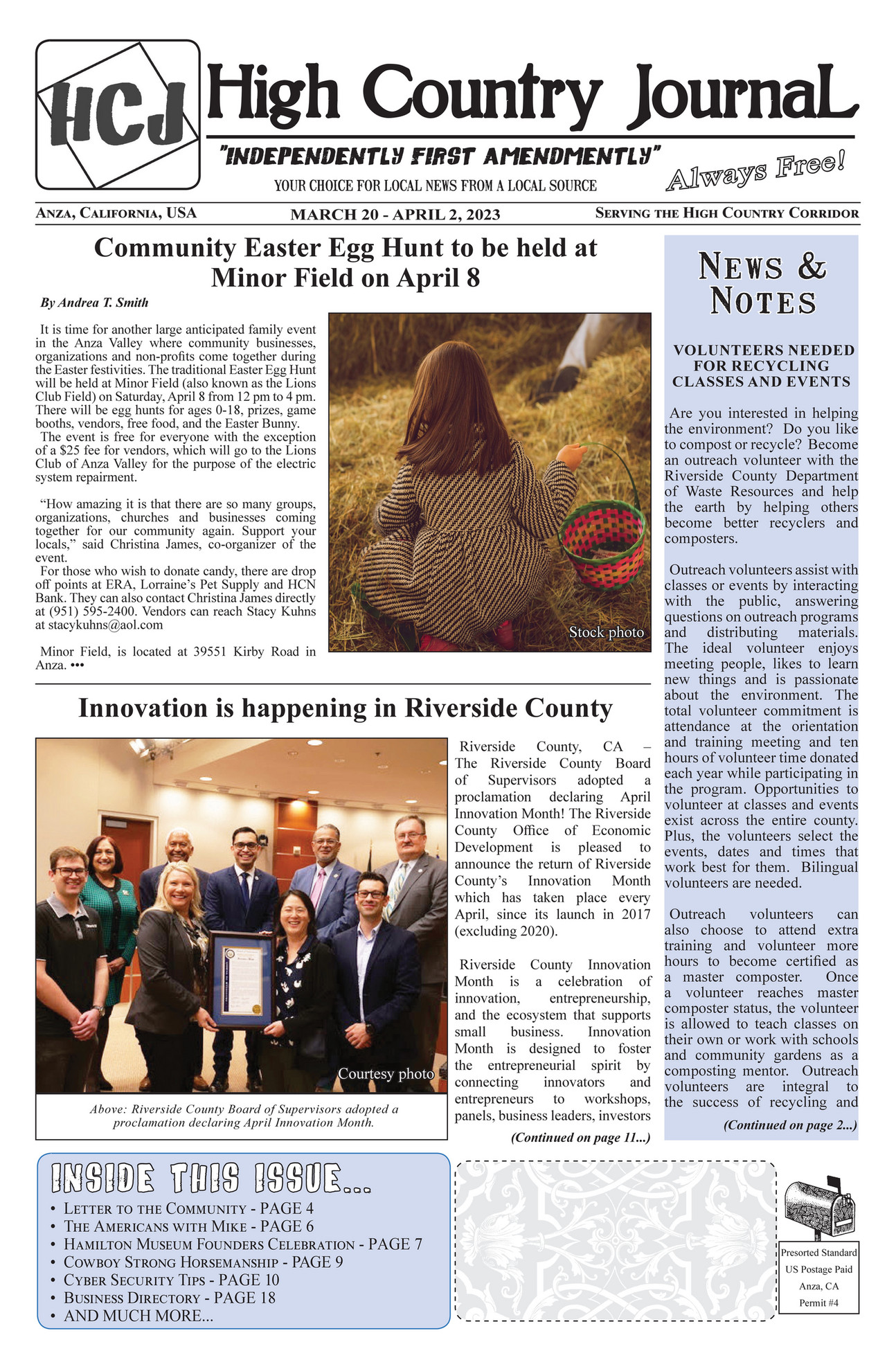 High Country Journal - HCJ-March-20-2023 - Page 1 - Created with ...