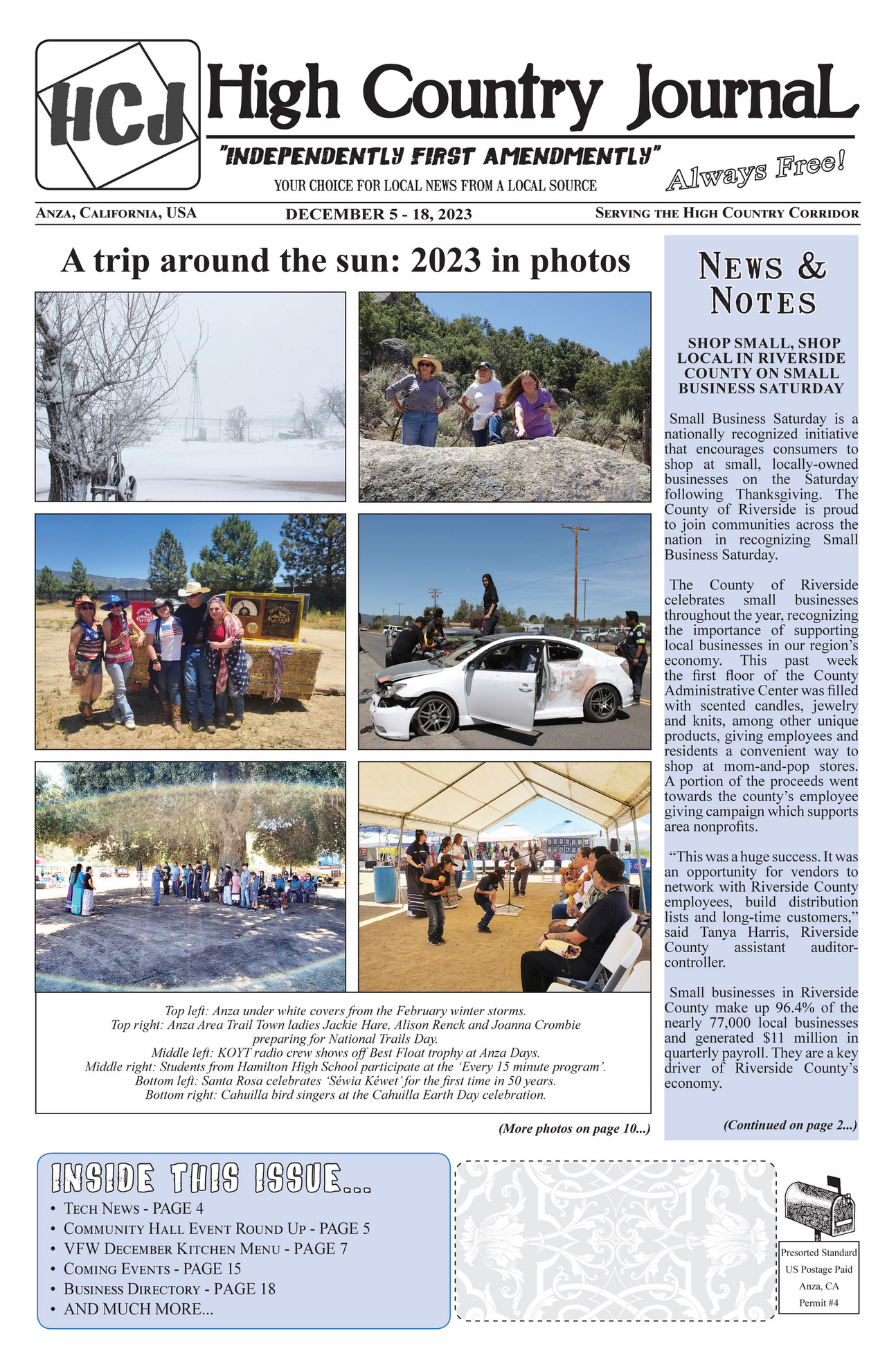 High Country Journal - HCJ-December-5-2023 - Page 1 - Created with ...
