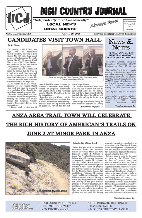 High Country Journal - Full online version of the April 20th issue ...