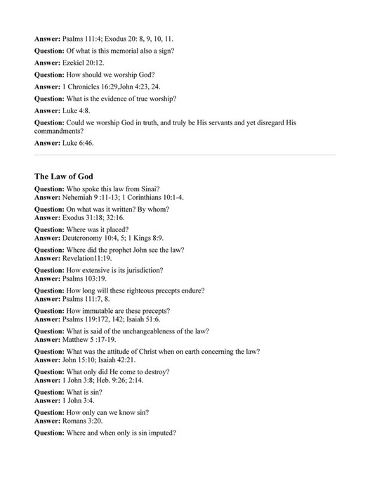 Know God! - Bible Questions and Answers - Comprehensive Studies - Page ...