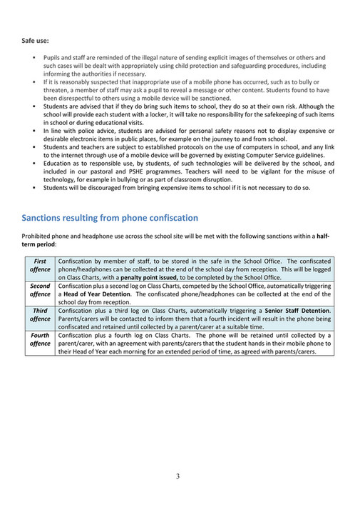 King Edward VI Five Ways Schoo - KEFW Mobile Phone Policy March 2024 (1 ...