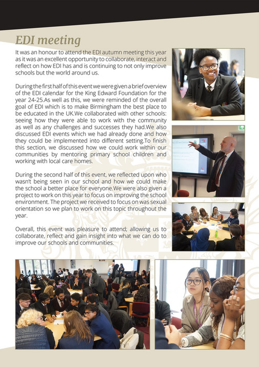 King Edward VI Five Ways School - Focus Five Ways December 24 Done ...