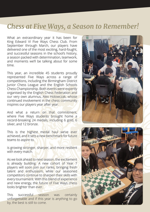 King Edward VI Five Ways School - Focus Five Ways March 2026 - Page 6-7 ...