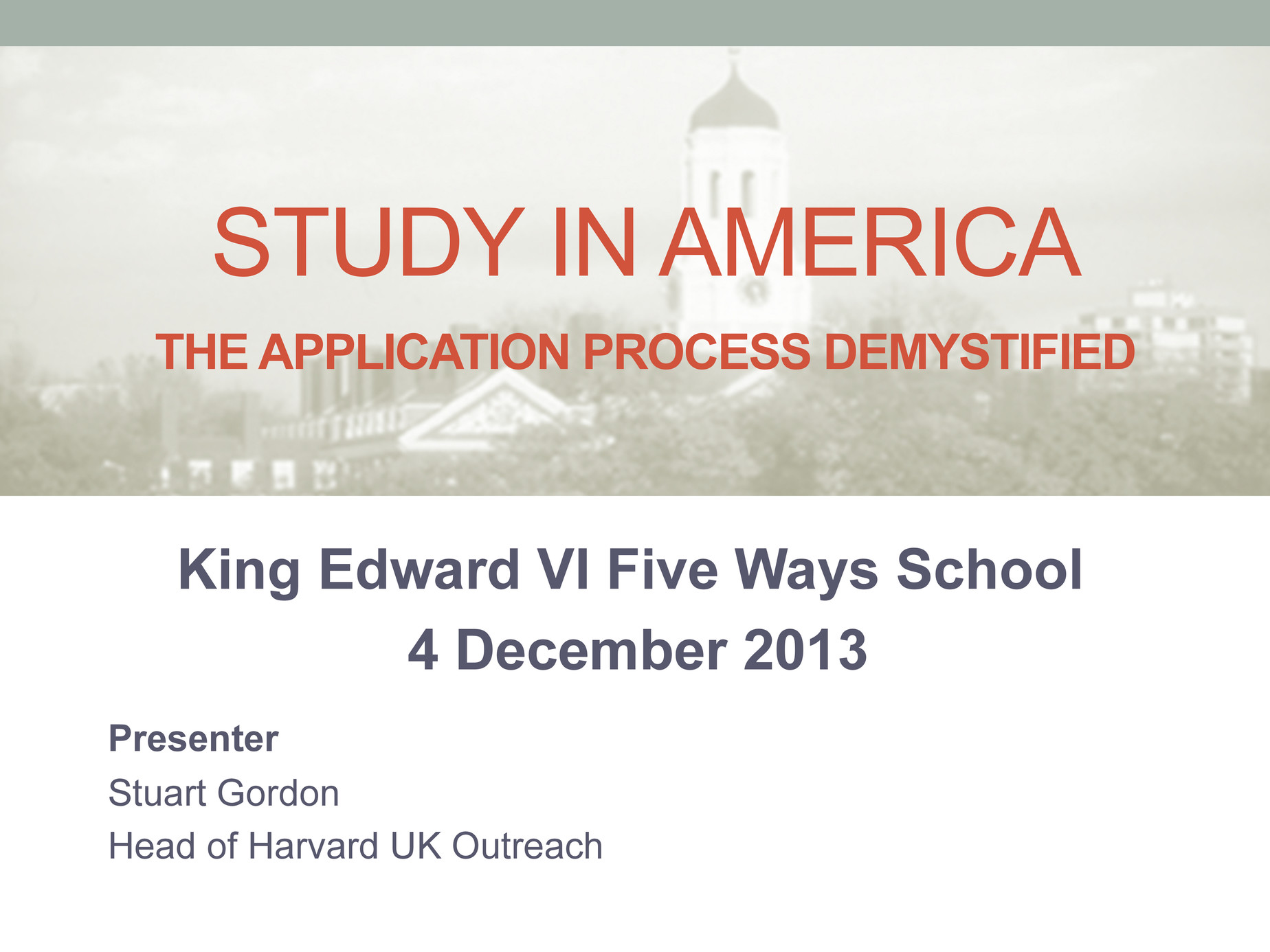 King Edward VI Five Ways Schoo - Applying to American Universities ... King Edward VI Five Ways Schoo - Applying to American Universities ...