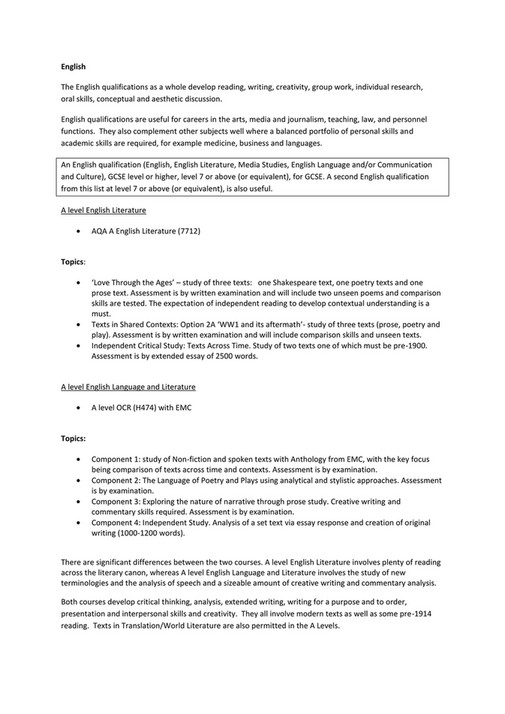 King Edward VI Five Ways Schoo - Sixth Form MASTER CURRICULUM - Page 14 ...
