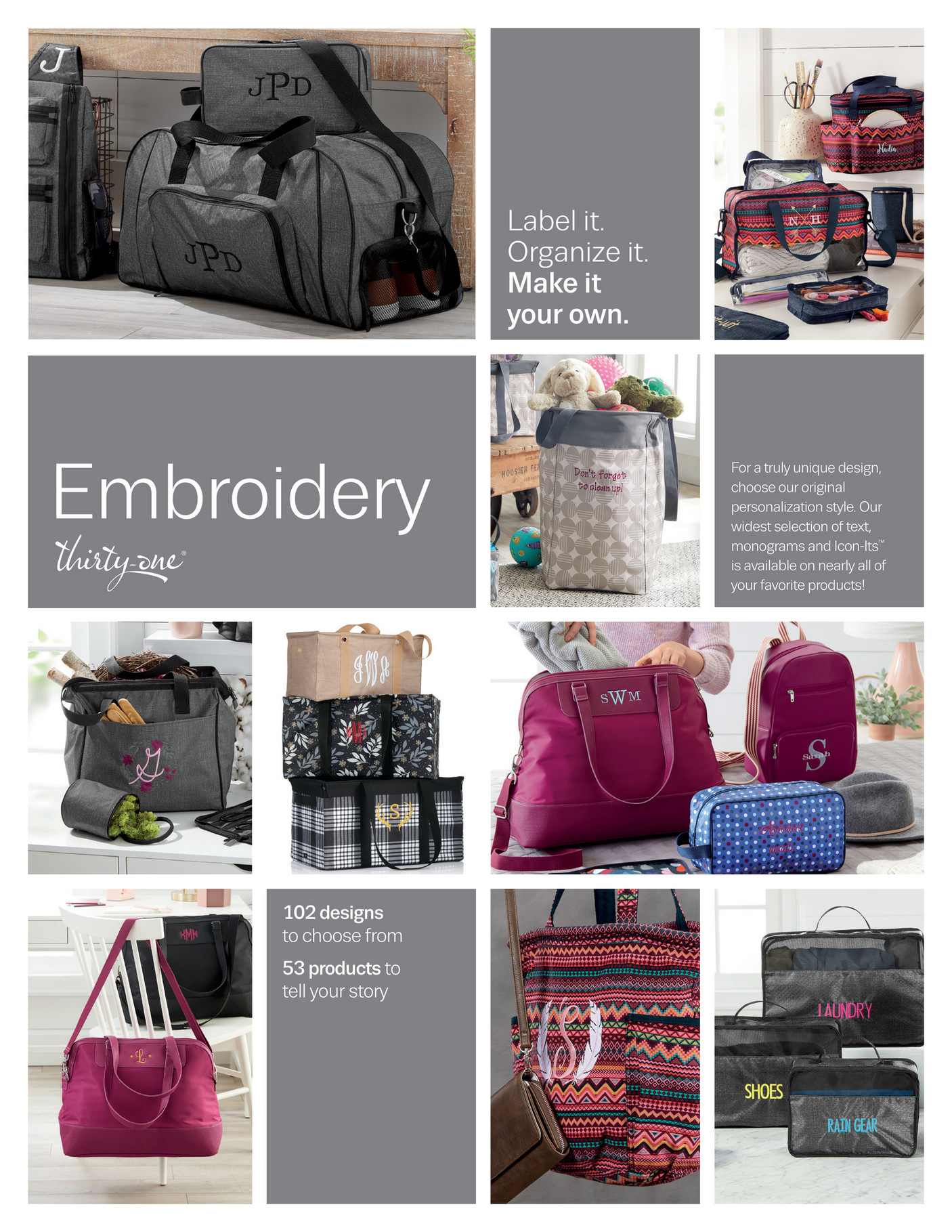 Thirty-One Gifts - Personalization Embroidery - Page 1 - Created with ...