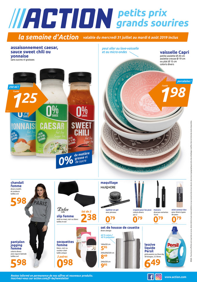 Folder Action du 30/07/2019 au 05/08/2019 - Promotions de la semaine 31