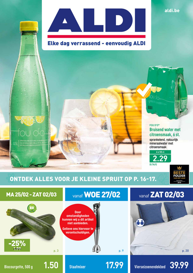 Folder Aldi van 25/02/2019 tot 02/03/2019 - Weekpromoties 9