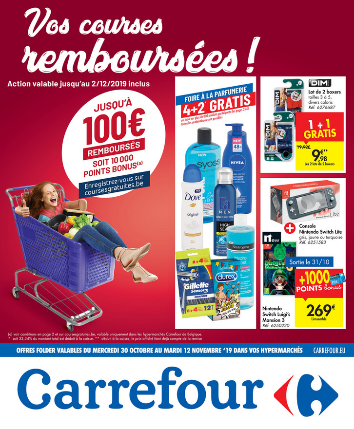 Folder Carrefour du 29/10/2019 au 11/11/2019 - Promotions de la semaine 44